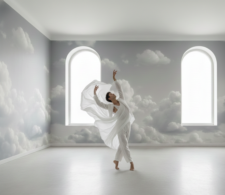 Calm Cloud Dancer Wallpaper: Pantone Color of the Year 2026