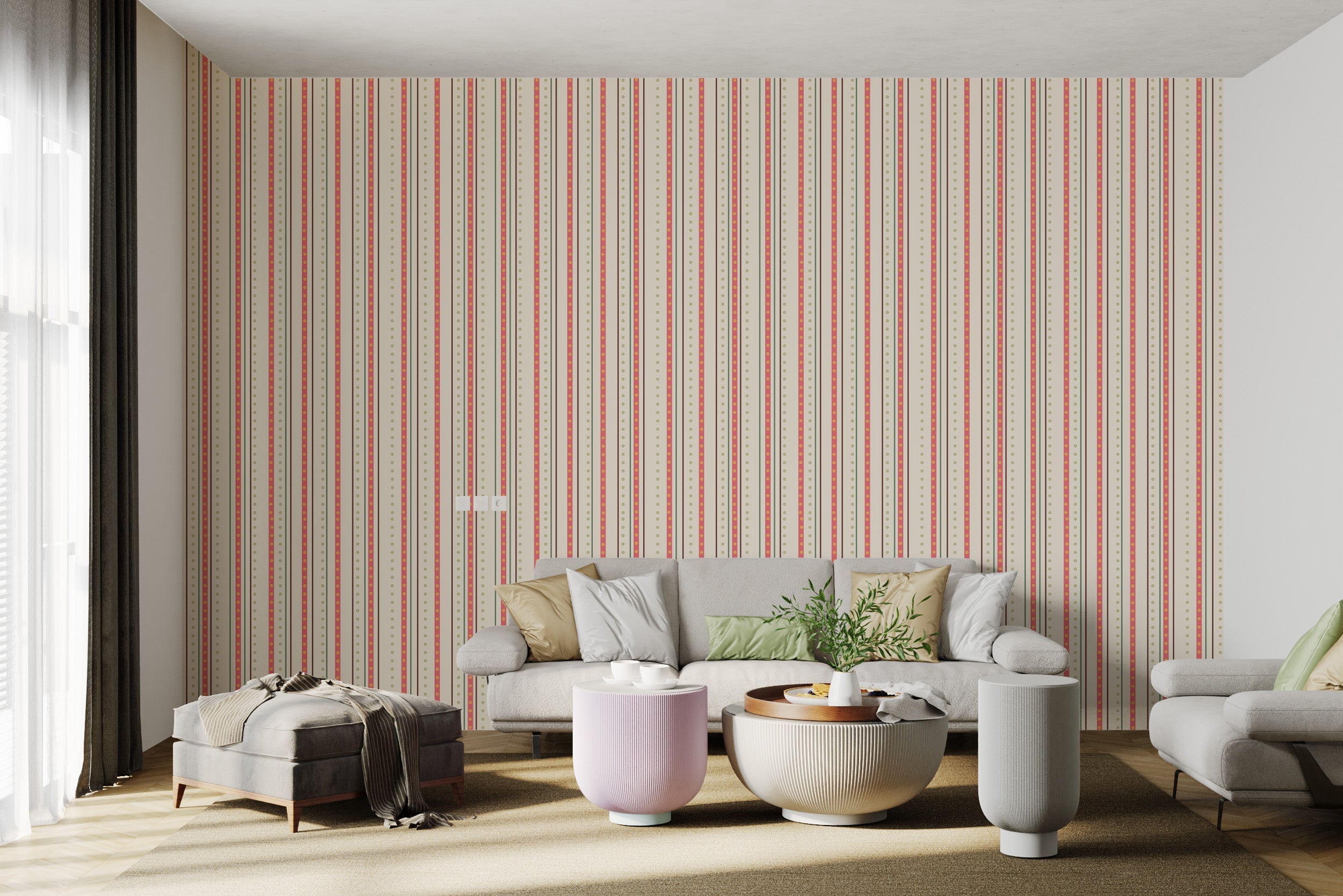 Striped Wallpaper | Modern and Classic Style - Giffywalls