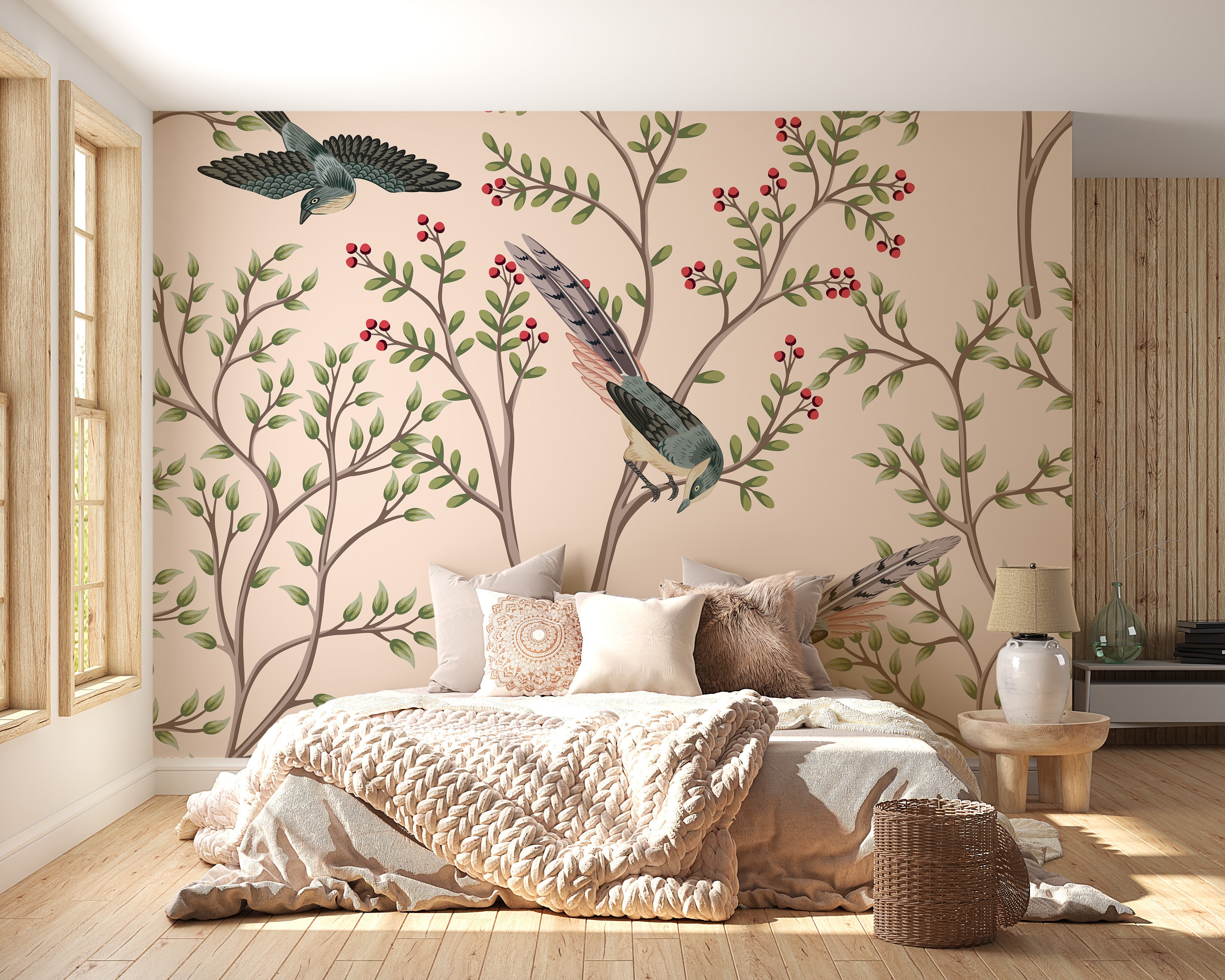 Bird Wallpaper - Premium Nature-Inspired Wall Mural Designs