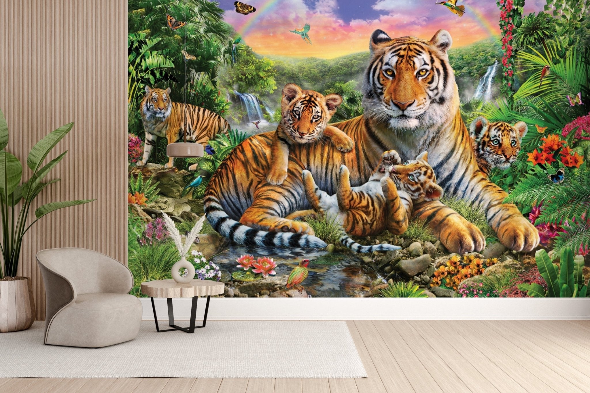 Tiger Wallpaper: Shop Removable Feline and Big Cat Murals