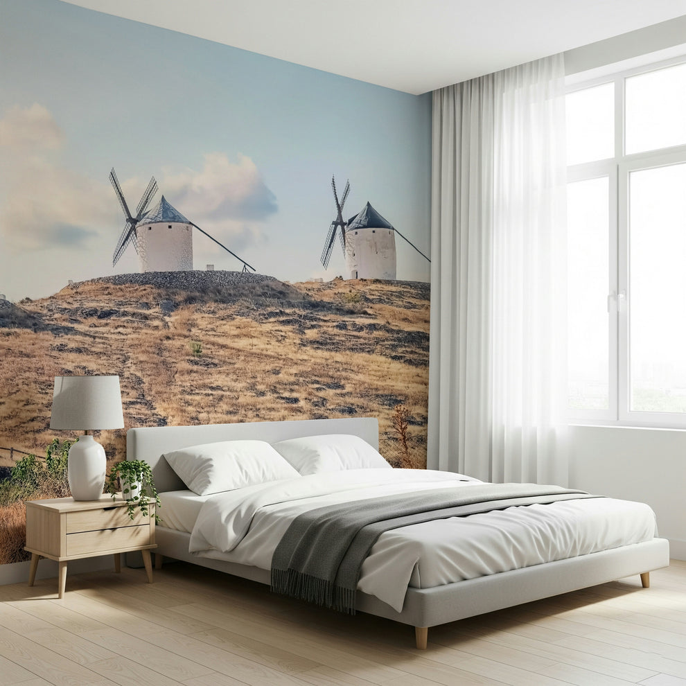 La Mancha Windmill Wallpaper