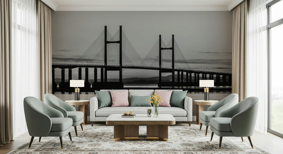 Severn Bridge Mural - UK Landscape