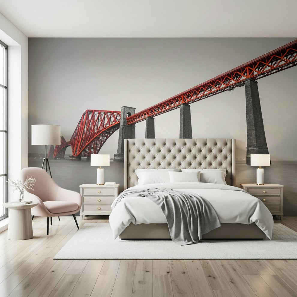 Red Forth Bridge Wallpaper