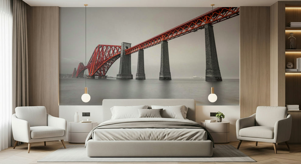 Red Forth Bridge Wallpaper