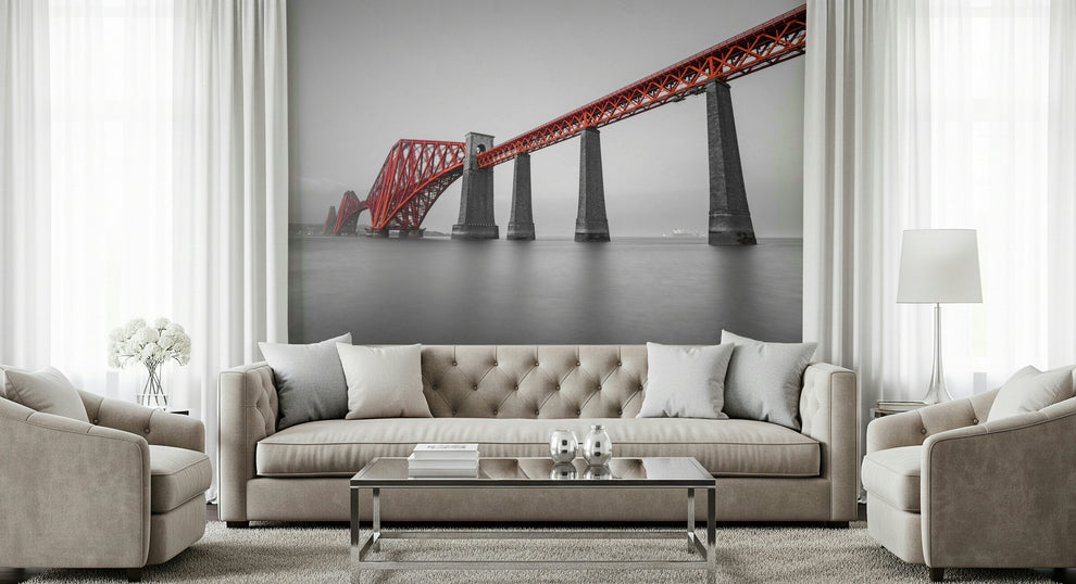 Red Forth Bridge Wallpaper