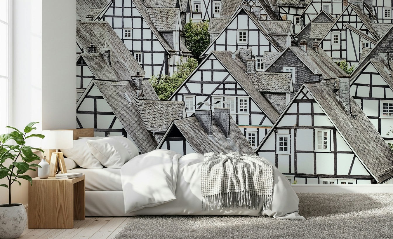 Half-Timbered House Wallpaper