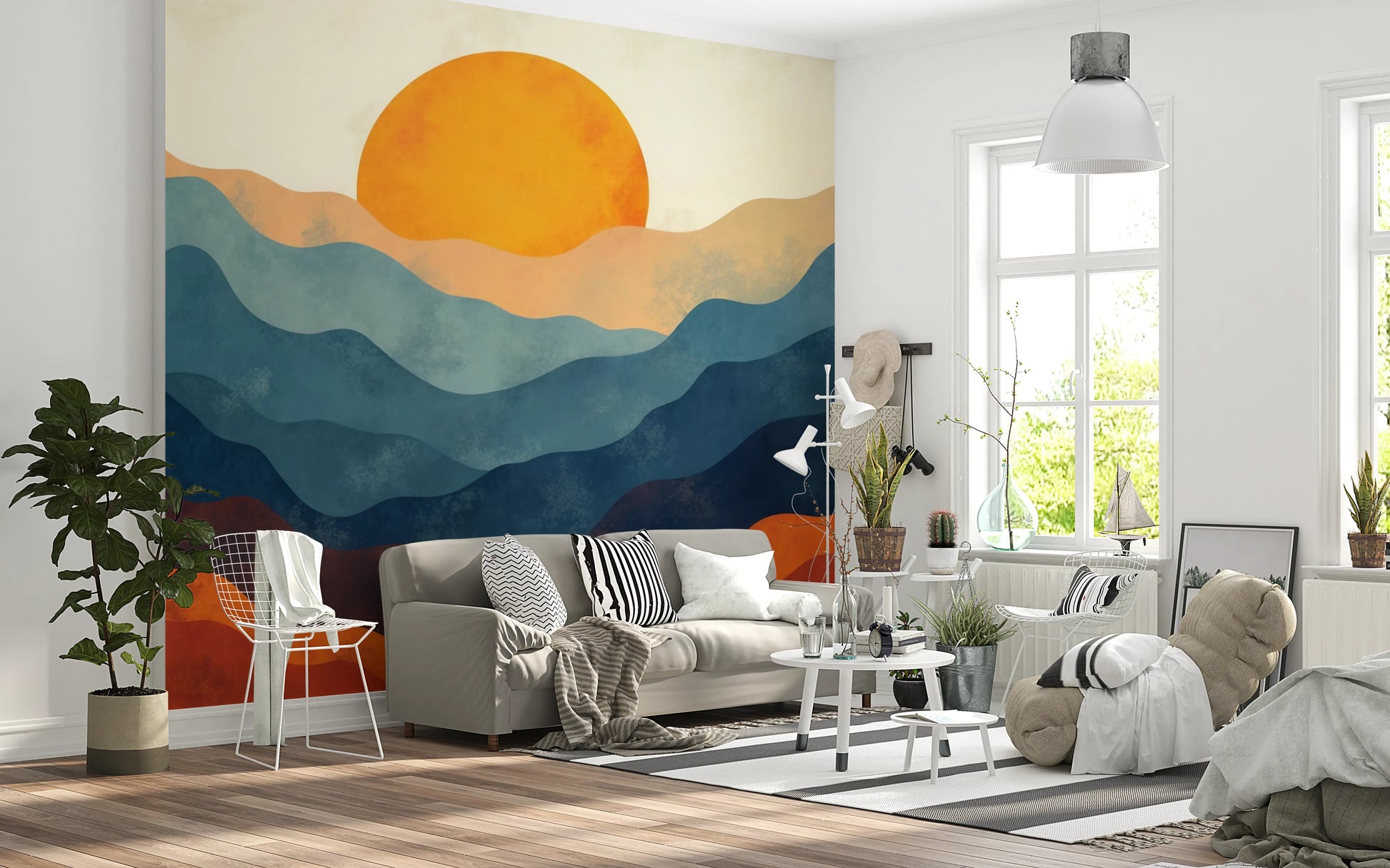 Horizon Mountain Wallpaper Mural