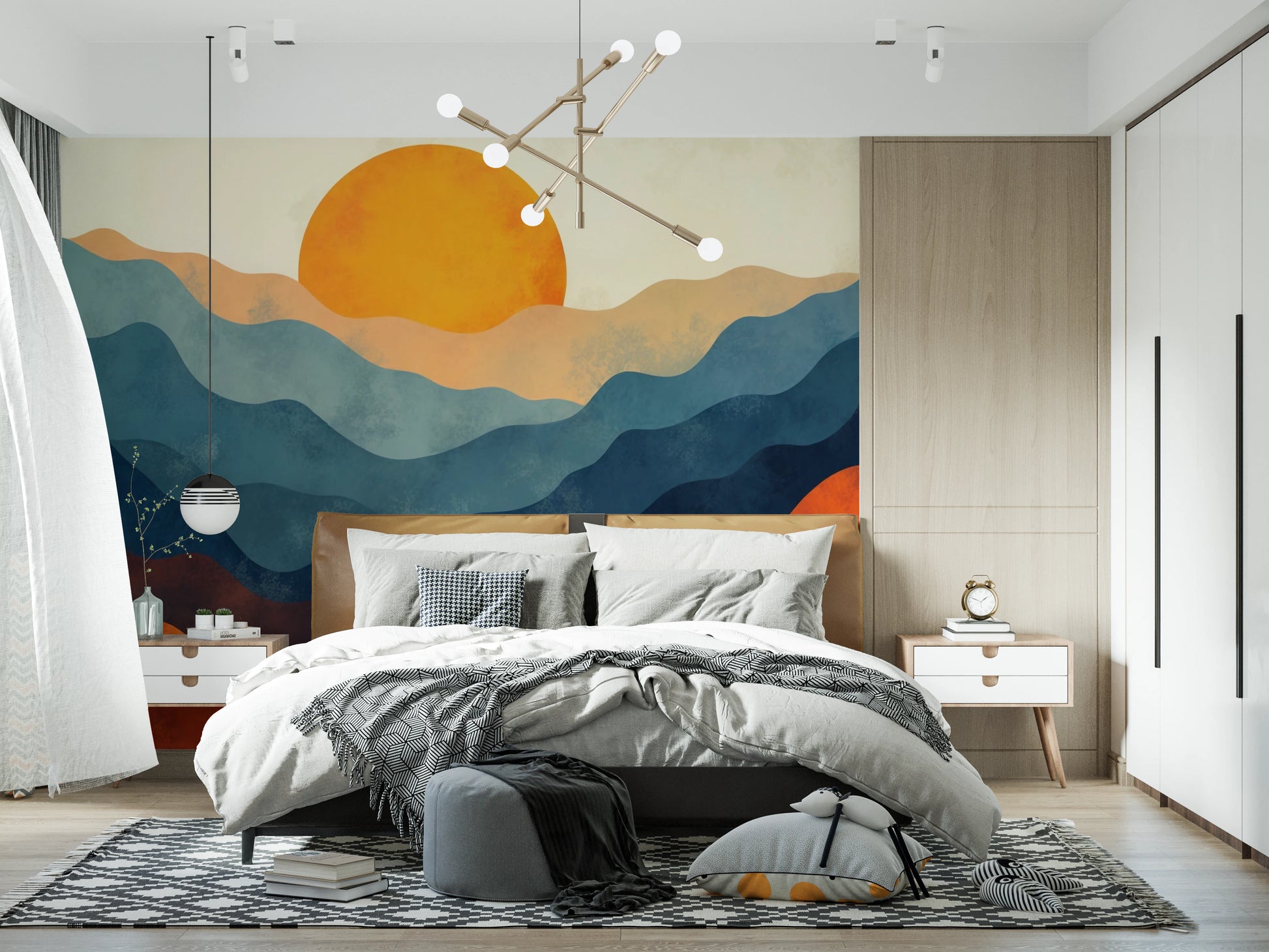 Horizon Mountain Wallpaper Mural