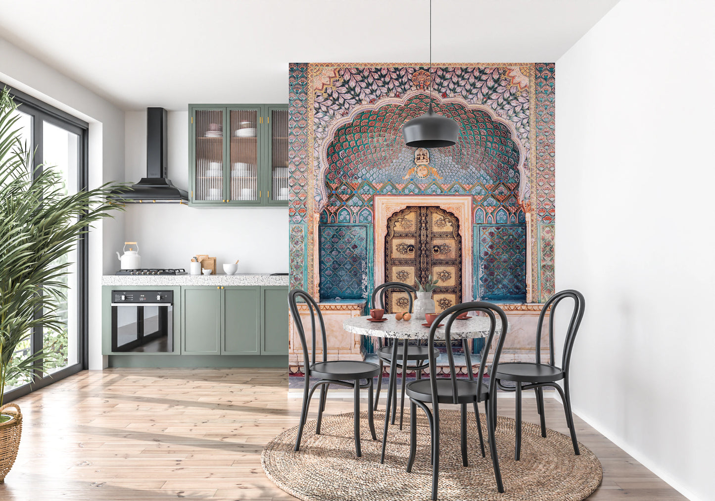 Indian Palace Door Wallpaper