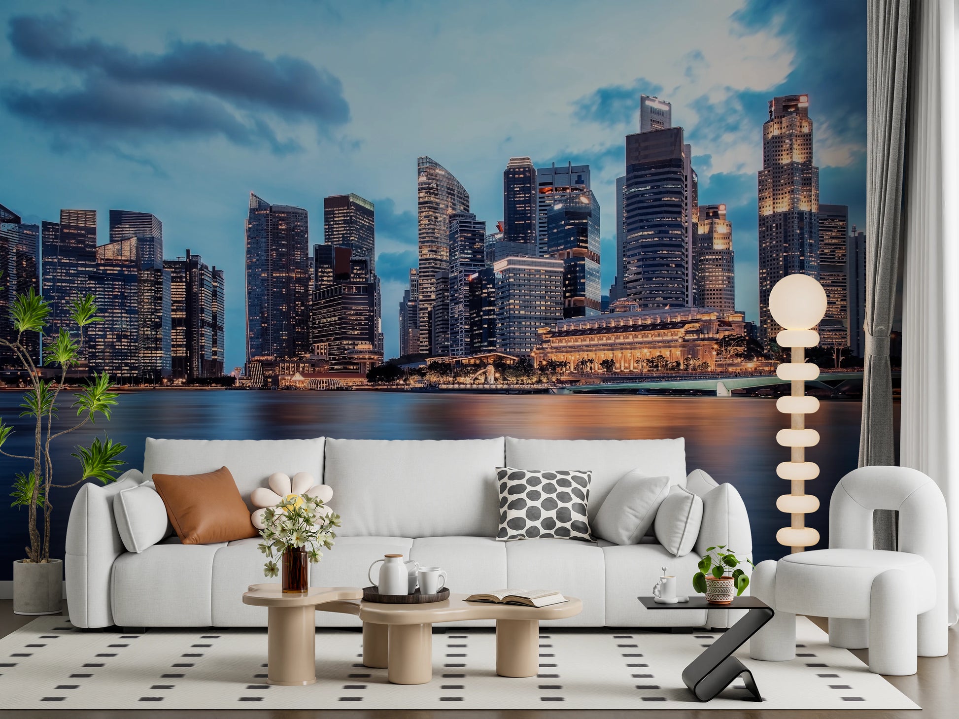 Urban Reflection Wallpaper