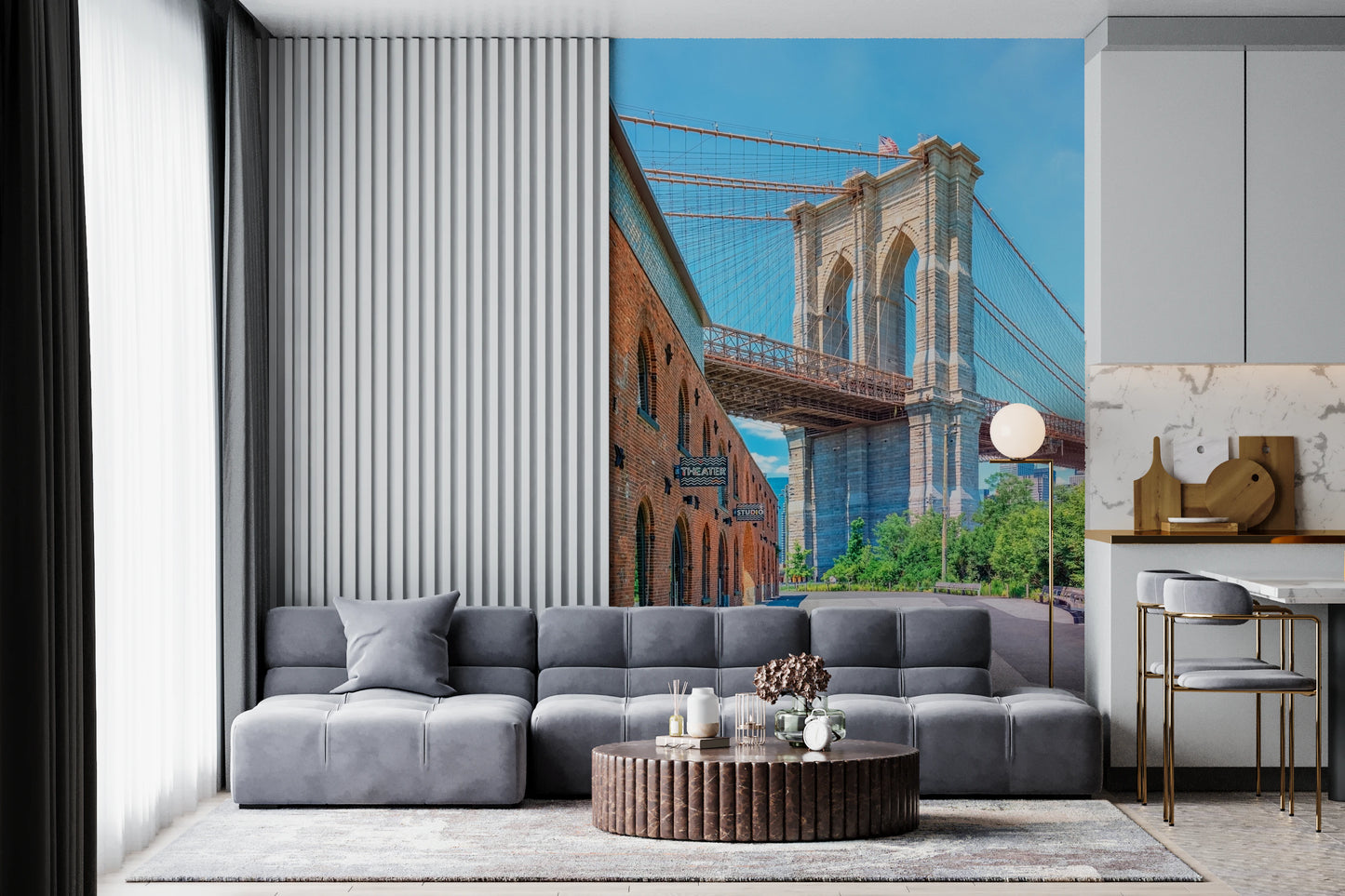 Brooklyn Bridge Wallpaper - NYC Vista