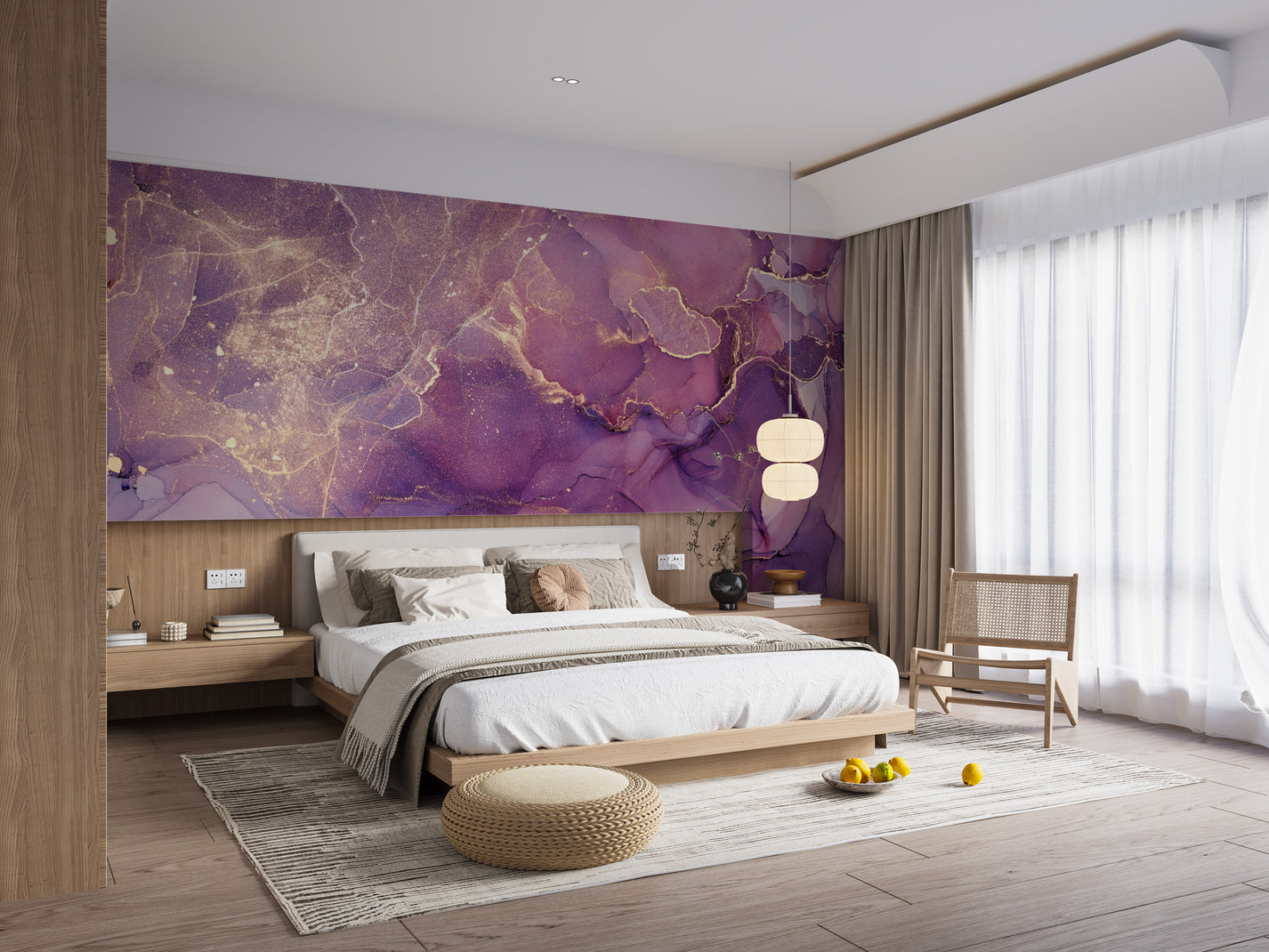 Abstract Colorful Modern Art Marble Wallpaper Murals