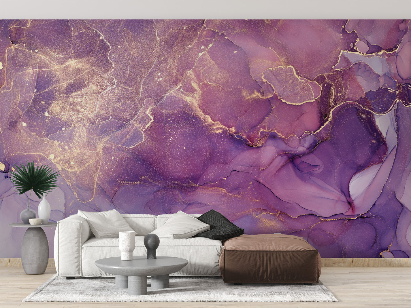 Abstract Colorful Modern Art Marble Wallpaper Murals