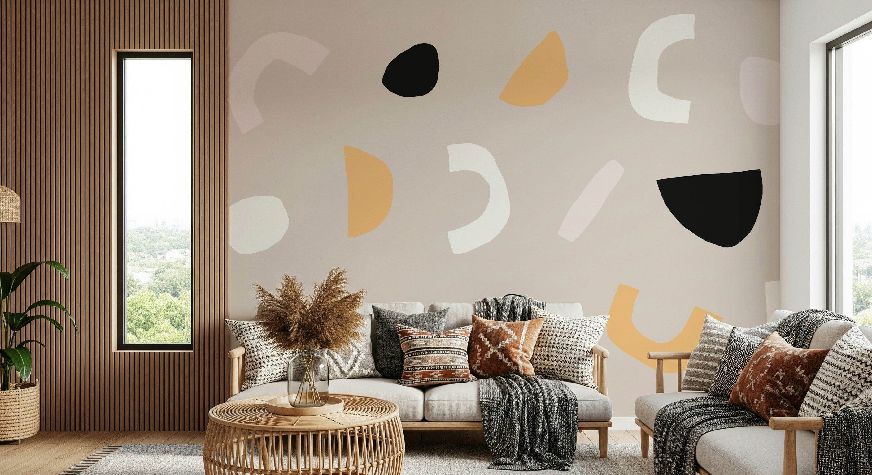 Abstract Forms - Modern Wallpaper