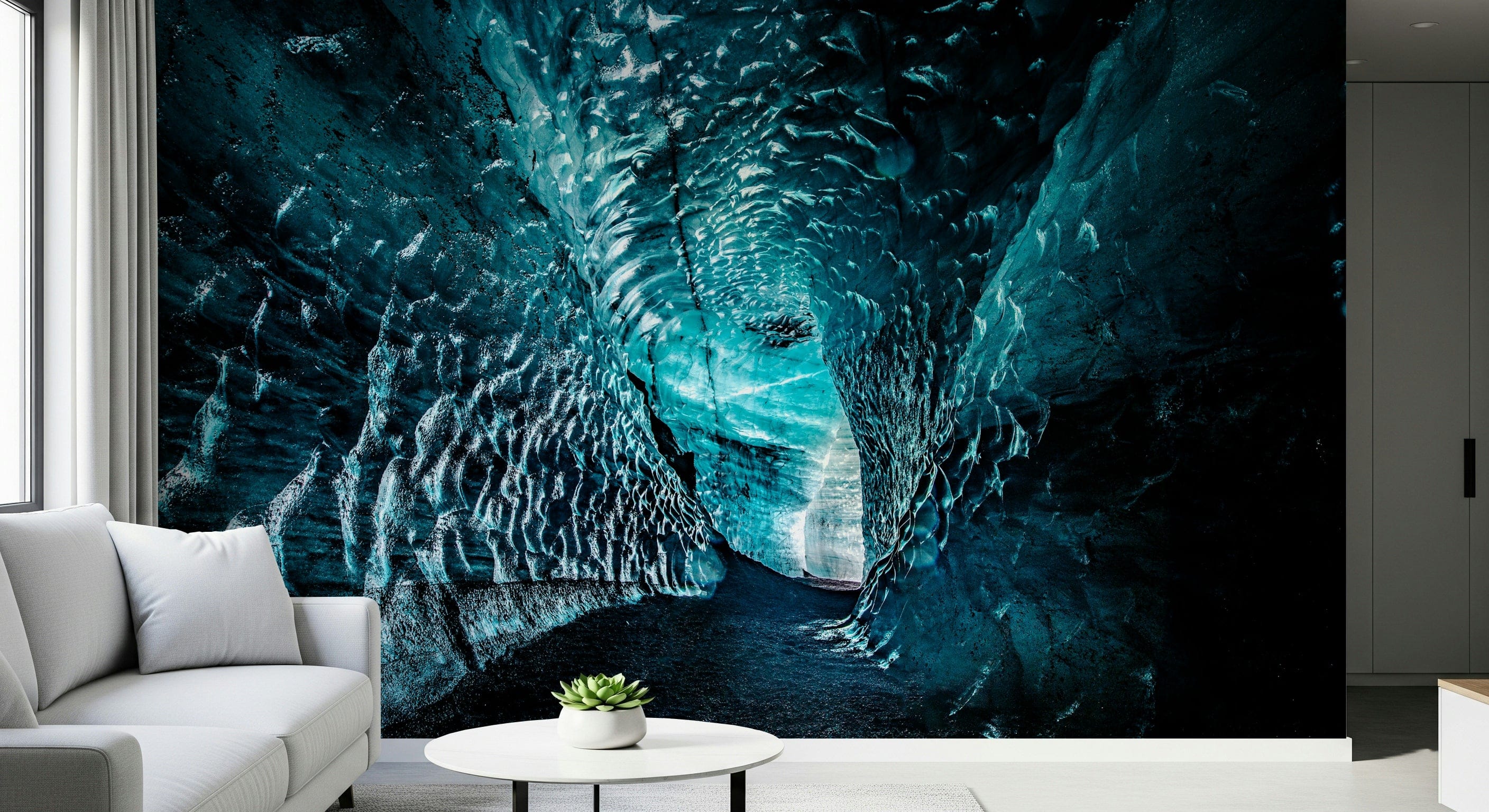 Arctic Ice Cave Wall Mural