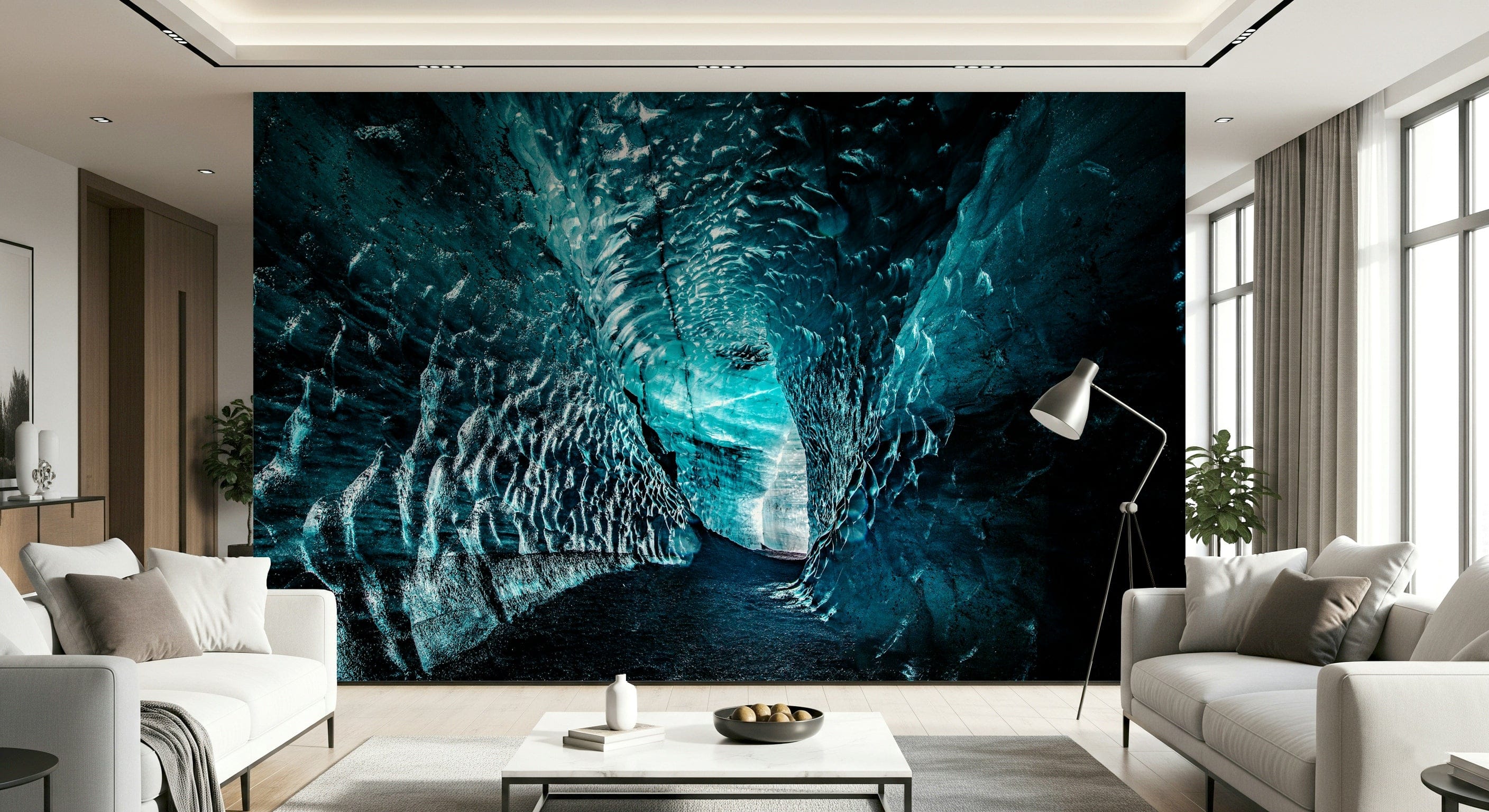 Arctic Ice Cave Wall Mural