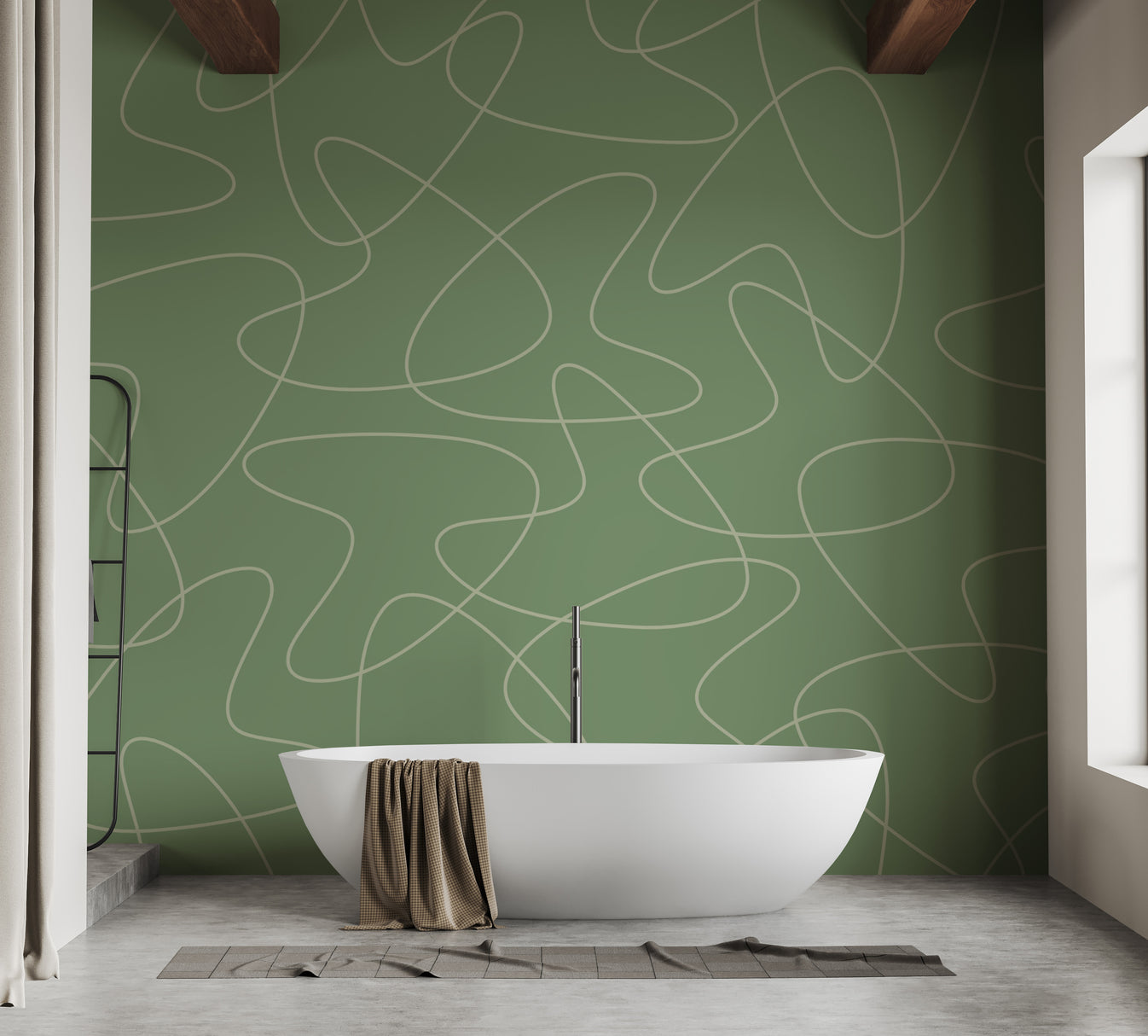 Boomerang Pattern Wallpaper | Retro and Modern Design Online
