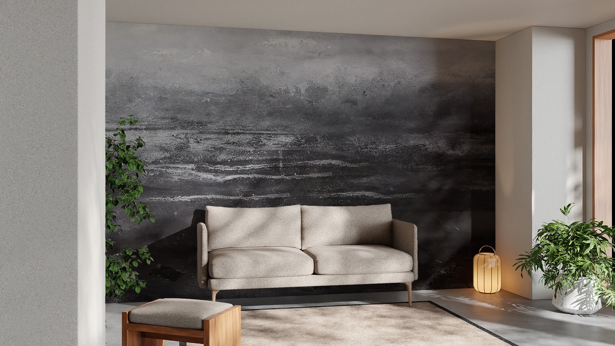 Buy Mystic Charcoal Vistas Mural - Enigma Art – Giffywalls