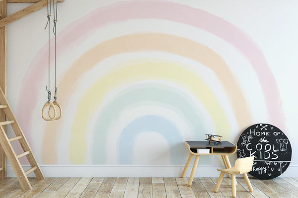 Buy Pastel Rainbow Wall Mural - A Whimsical Touch – Giffywalls