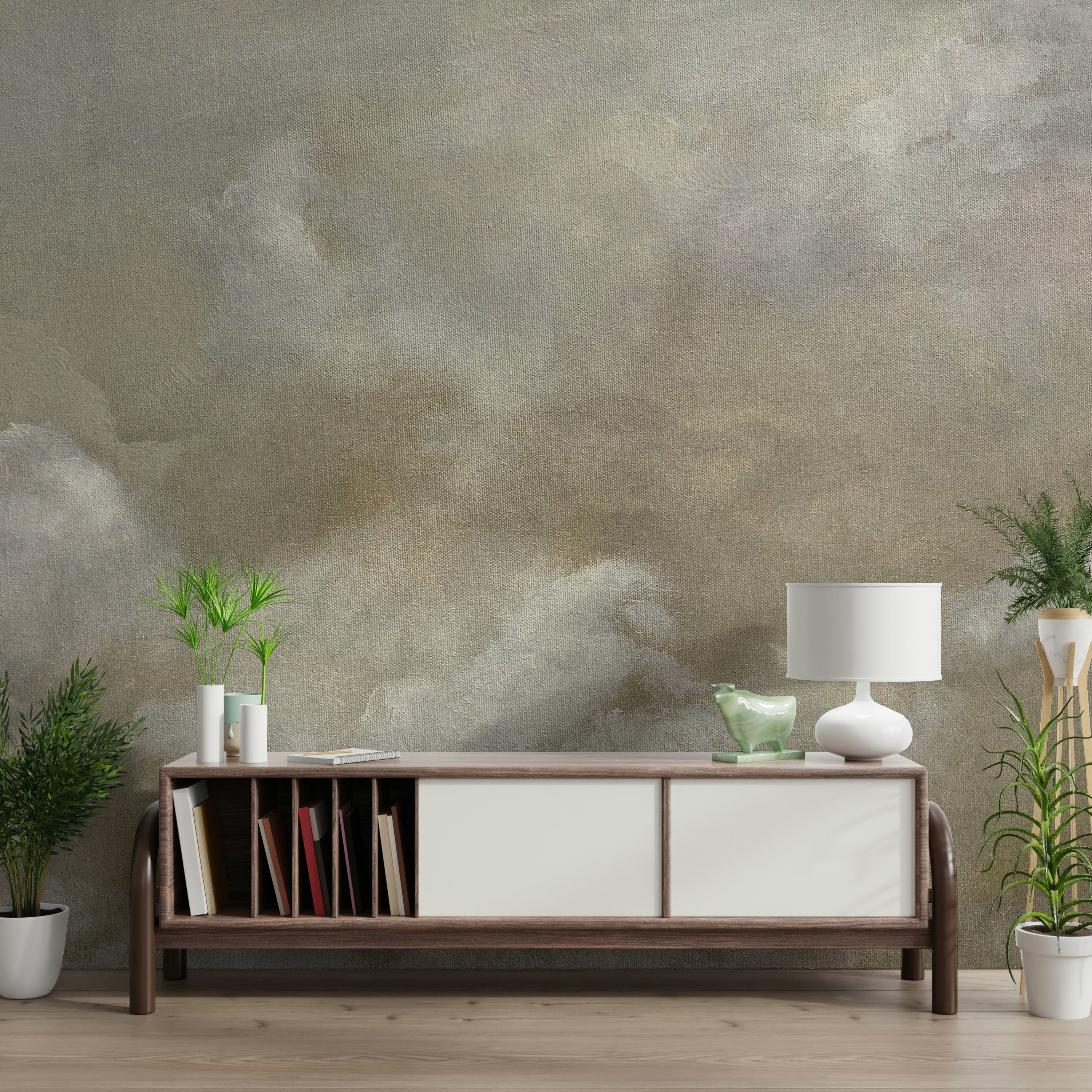 Calming Beige Texture Wallpaper