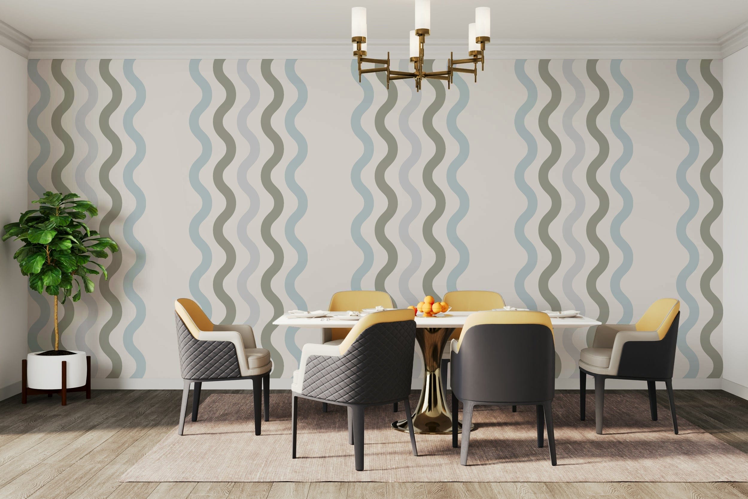 Calming Wave Wallpaper Mural