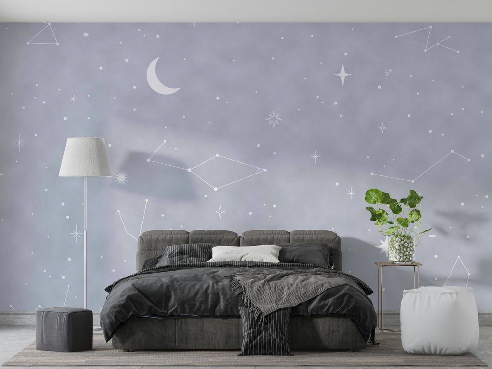 Celestial Gray Wallpaper