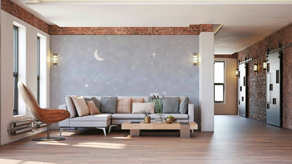 Celestial Gray Wallpaper
