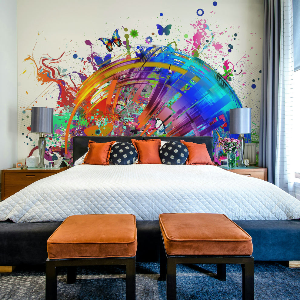 Colorful Hummingbird and Butterfly Wallpaper Updated