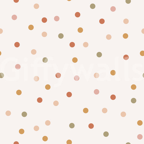 Confetti Boho Woodland Wallpaper Design
