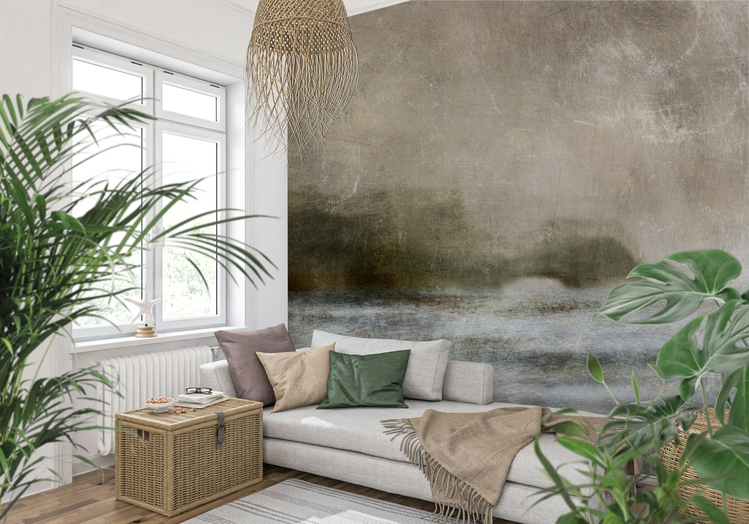 Ethereal Shoreline Mural