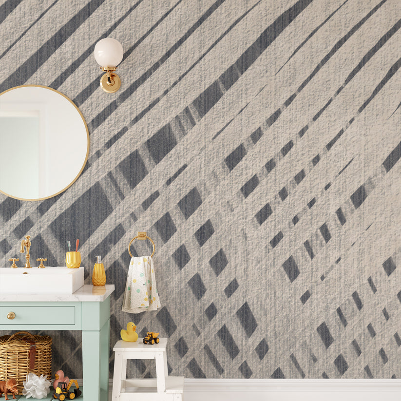 Geometric Abstract Textured Wallpaper for Modern Walls