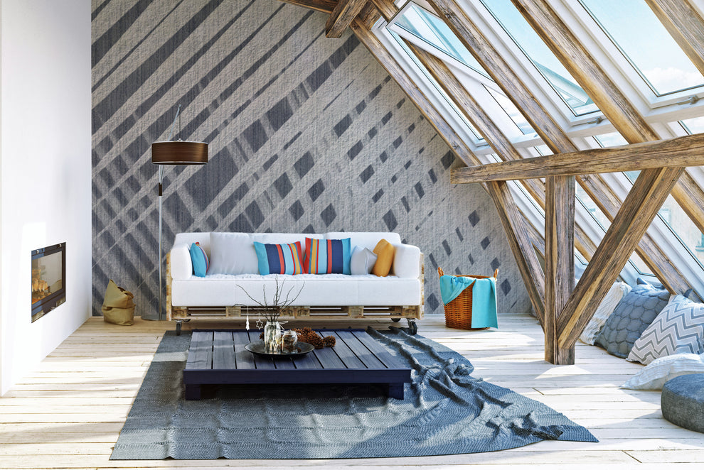 Geometric Abstract Textured Wallpaper for Modern Walls