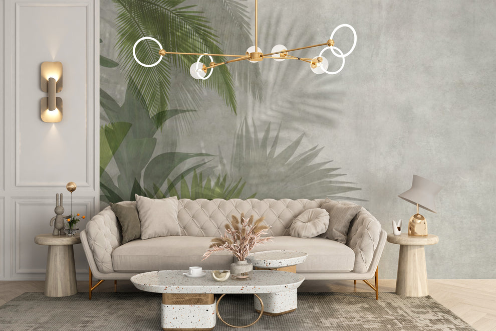 Green Leaves Wallpaper Wall Murals | Giffywalls