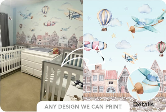 Custom Wallpaper and Personalized Mural | Designs Yours Now