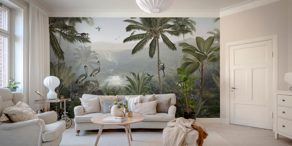 Monkey Forest Wallpaper Murals - Custom Designs for Any Room