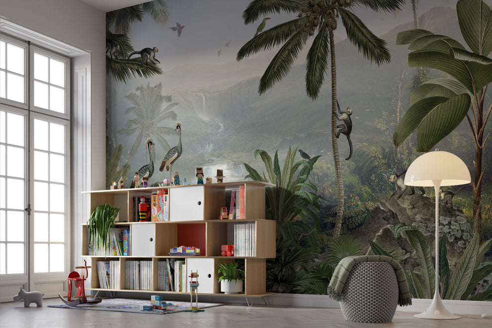 Monkey Forest Wallpaper Murals - Custom Designs for Any Room