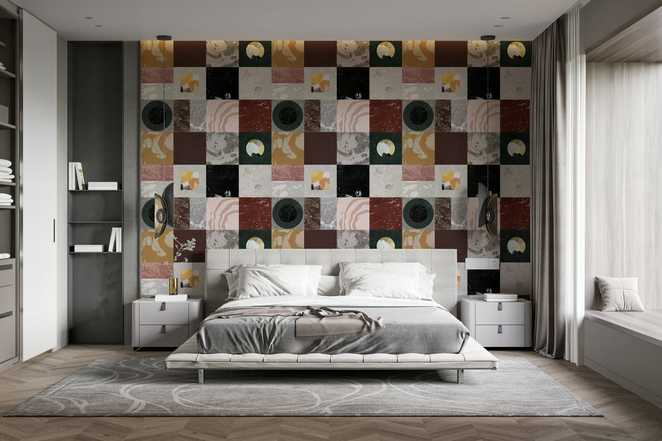 Pietra2 Rework Mural – Soft Natural Wallpaper Design