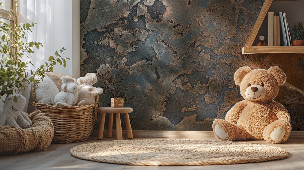 Premium Rusty Metal Wallpaper Mural with 100% Pure Materials