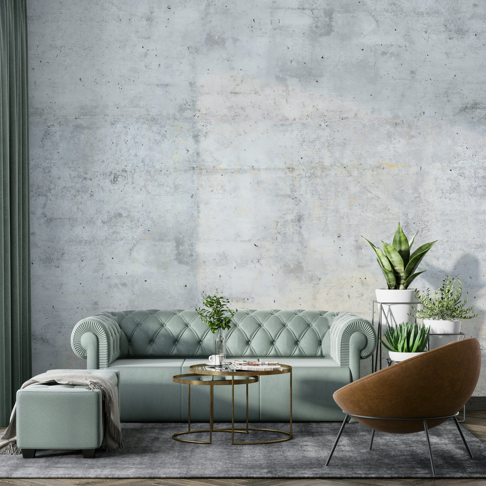 Industrial Raw Concrete Texture Wall Mural