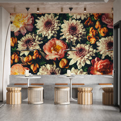 Removable Wild Floral Wallpaper For Walls | Giffywalls