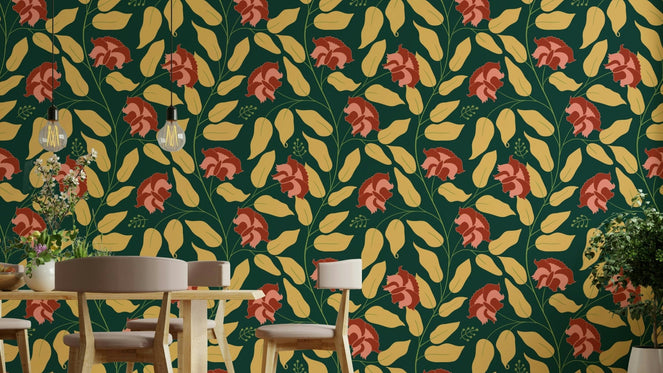Leaf Wallpaper | Nature and Greenery Mural for Walls – Page 30