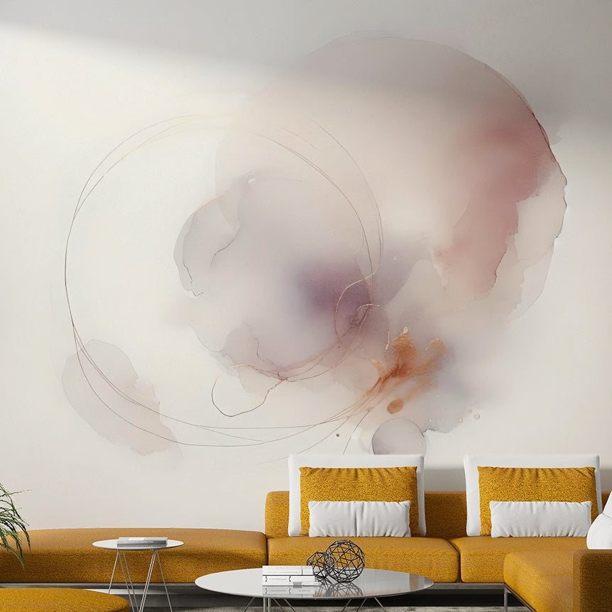 Serene Drift Wall Mural - Blue Home Décor