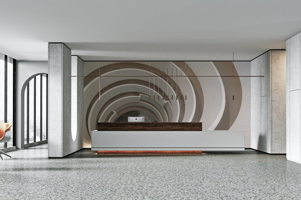 Winding Stairs Wall Mural Modern Spiral Staircase Wallpaper
