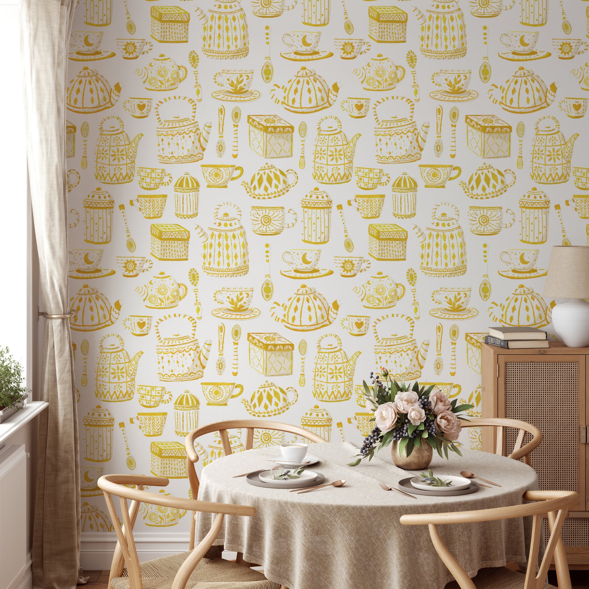 yellow wallpaper set