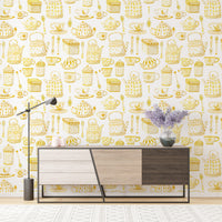 yellow wallpaper set